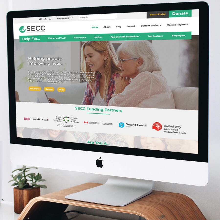 SECC Website Design - Website Design Windsor | Cowlick Studios ...